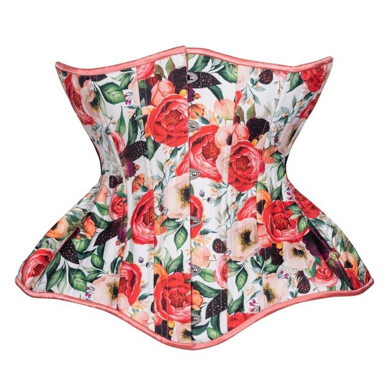 Floral Underbust Curvy Corset – Waist Corset
